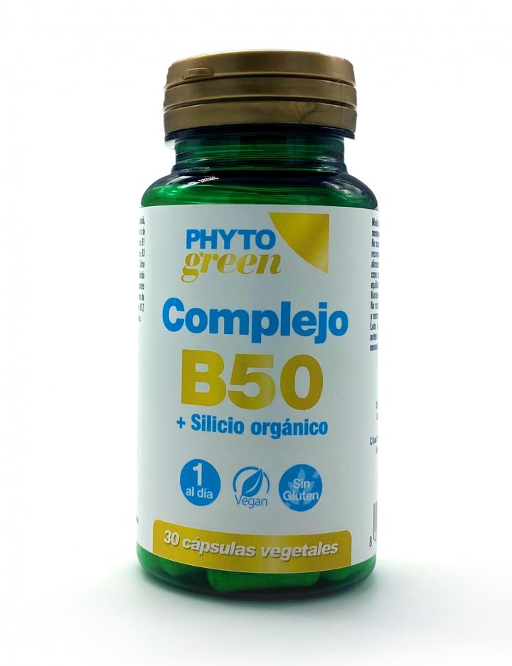 COMPLEJO B50 + SILICIO 30 CAPS. PHYTOGREEN - Ynsadiet